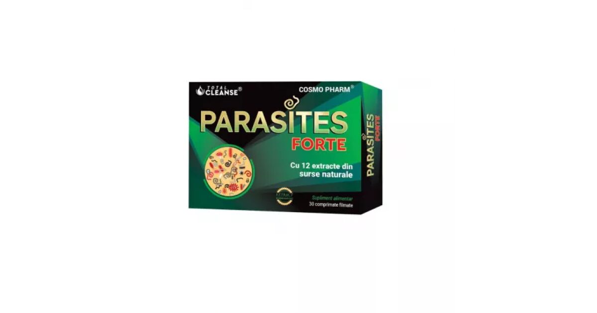 Parasites Forte, 30 comprimate, Cosmopharm | Pepita.com