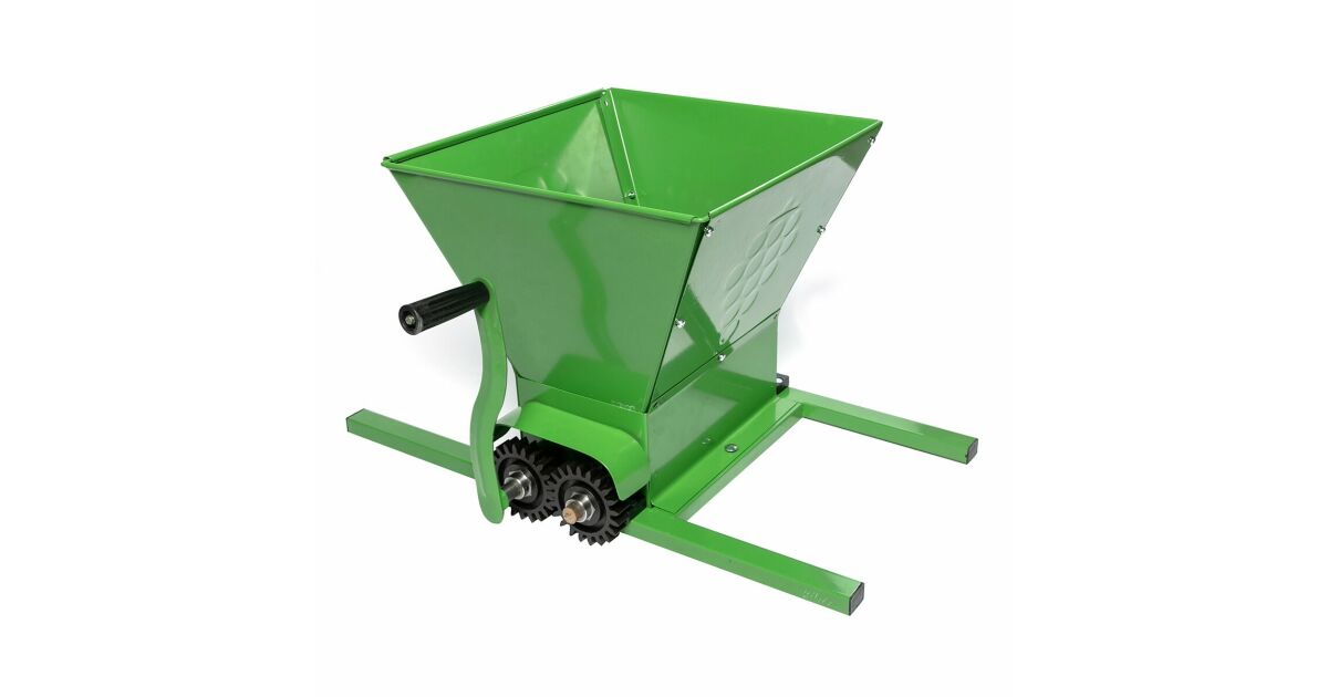 Zdrobitor manual pentru struguri, fructe, Micul Fermier, verde, 30 L ...