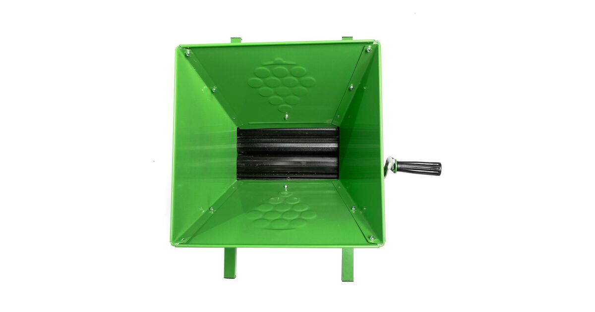 Zdrobitor manual pentru struguri, fructe, Micul Fermier, verde, 30 L ...