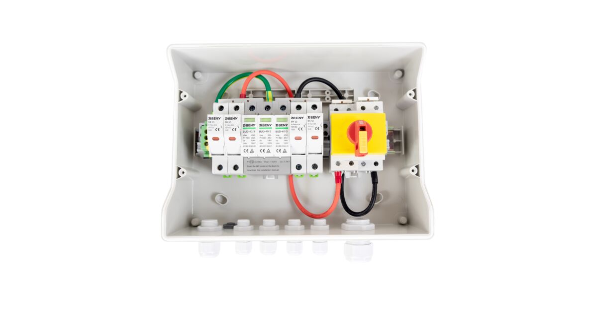 Tablou PNI CBM-2 de protectie si intrerupere sistem solar monofazic ...