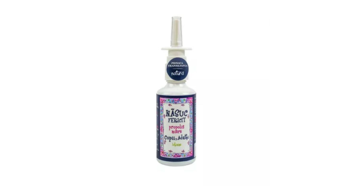 Spray de nas pentru copii, Nasuc Fericit, 20 ml, Prisaca Transilvania ...