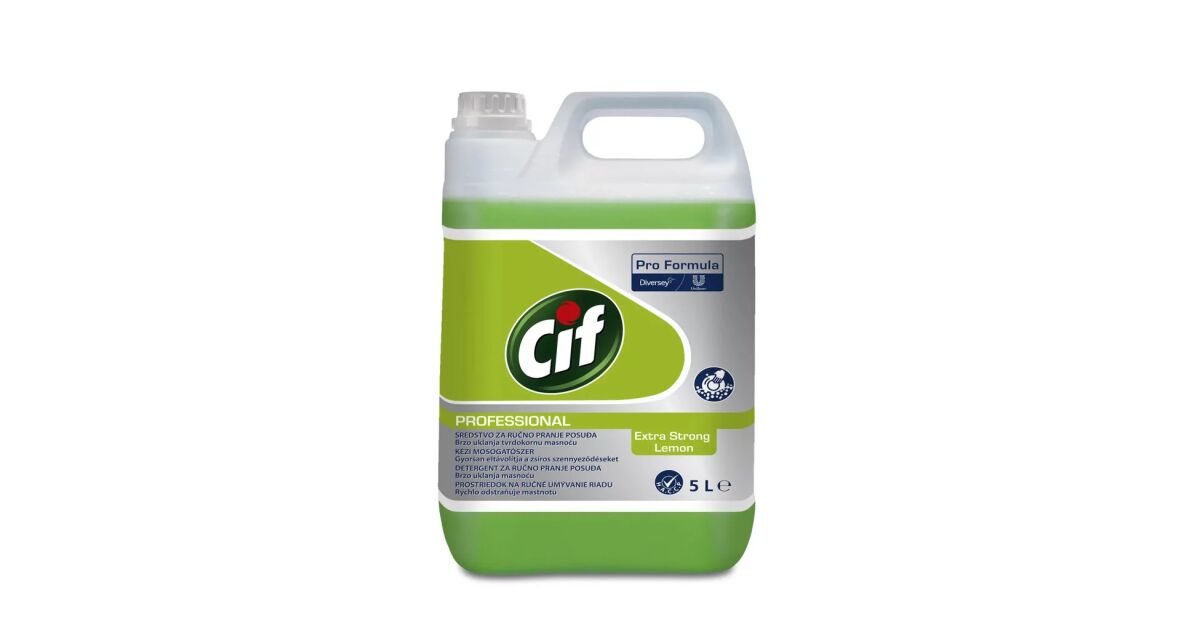Cif Dishwash Extra Strong Lemon kézi mosogatószer 5L (2db/karton ...