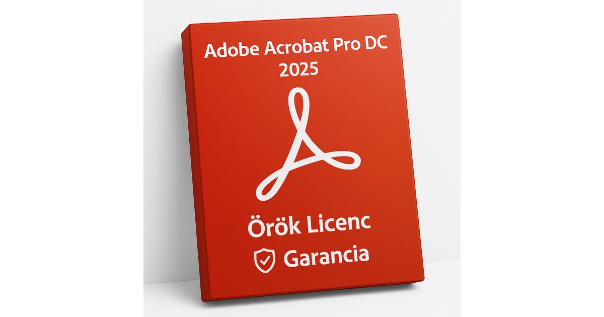 Adobe Acrobat Pro DC 2025 - Örök Licenc - Garancia | Pepita.hu