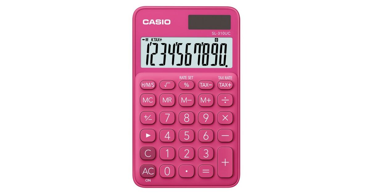 Casio SL-310UC-RD Zsebszámológép | Pepita.hu