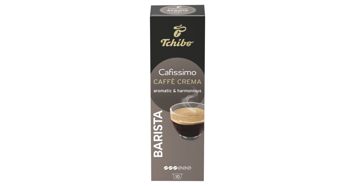 Cafea capsule Tchibo Cafissimo Barista Caffe Crema, 10 capsule, 80 g ...