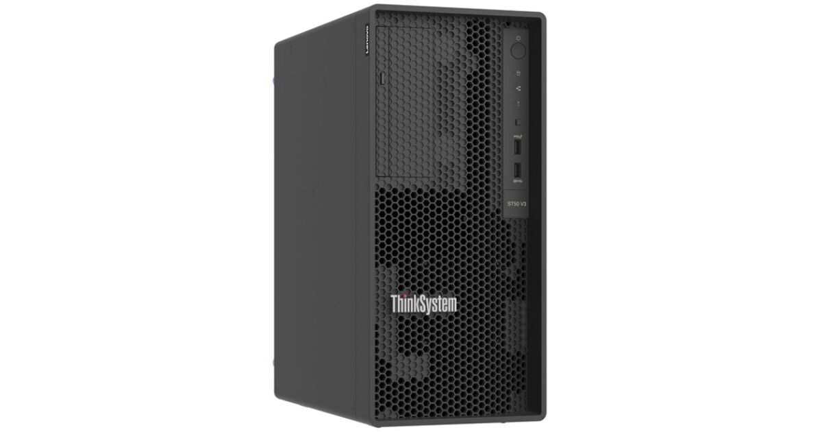 Lenovo torony szerver - st50 v3 (3.5), 4c 6315p 2.8ghz, 1x16gb, 2x ...