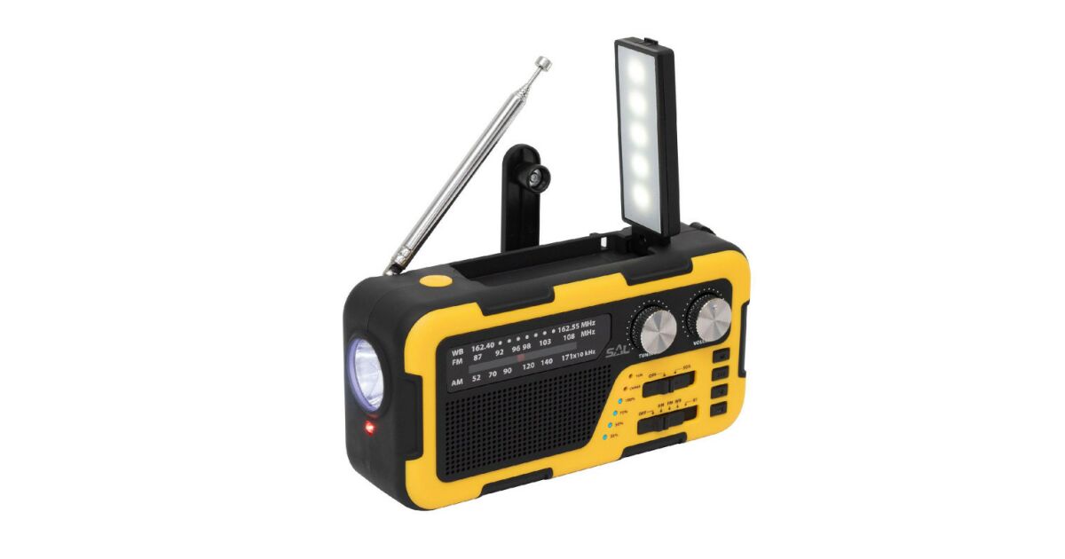 SAL RPH 2 multifunktionales Solarradio, Hybridladung, 3-Band-AM-FM-SW ...