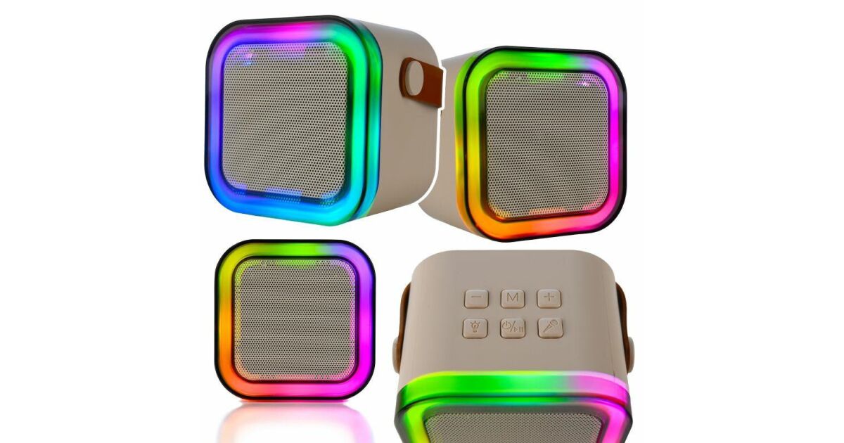 SET KARAOKE Q17D CU 2 MICROFONE ȘI DIFUZOR | Pepita.com