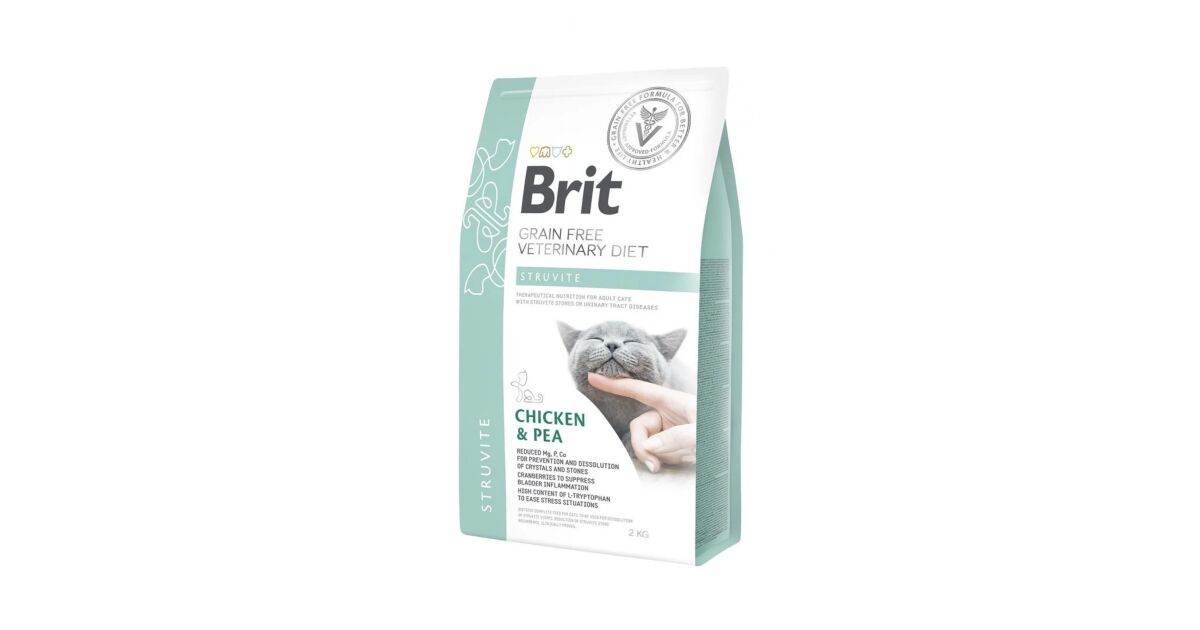 Brit Veterinary Diet diétás táp struvit kövek feloldására macskáknak 2 ...
