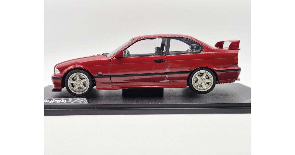 BMW E36 M3 coupe (1994) piros streetfighter - Solido - 1:18 1/18 ...