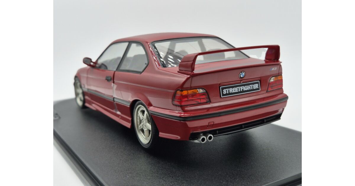 BMW E36 M3 coupe (1994) piros streetfighter - Solido - 1:18 1/18 ...