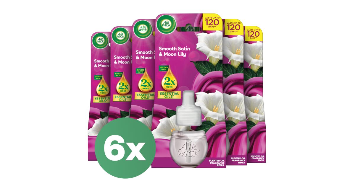 Air Wick Bársonyos Szatén és Éji Liliom Utántöltő elektromos ...