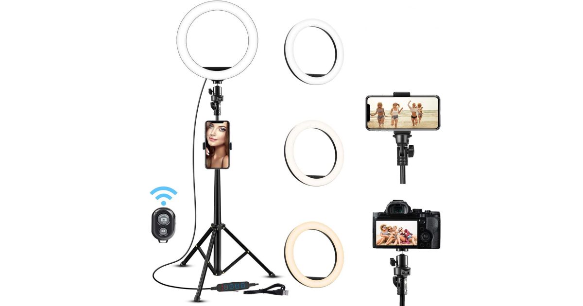 Profesjonalna okrągła lampa do makijażu, Seming Ring Light XF-211, 12 ...