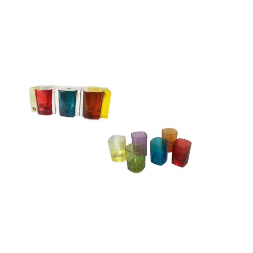 Set 6 Pahare shot Uniglass Colorate Viva, 50 ml | Pepita.com