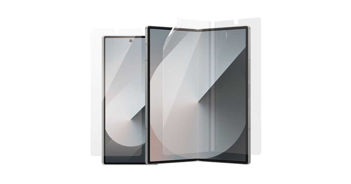 Set folie PanzerGlass Ultra-Wide Fit TPU și sticlă călită Classic Fit ...