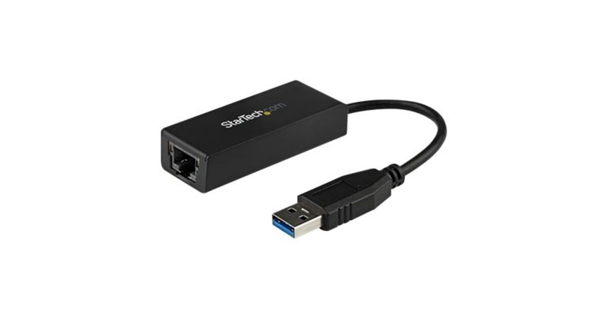StarTech.com USB 3.0 to Gigabit Ethernet Adapter - 10/100/1000 NIC ...