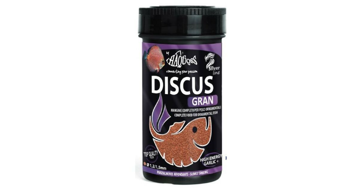 Haquoss | Discus Gran Gourmet | Teljes értékű granulált diszkosz haltáp ...