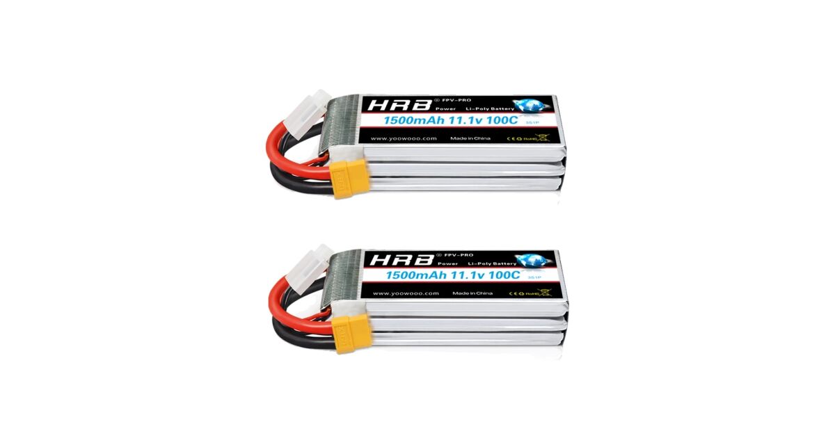 Li-Po-Batterie, 11,1V, 1500mAh KapazitÃ¤t - 3s 1500mah XT60 2PC ...