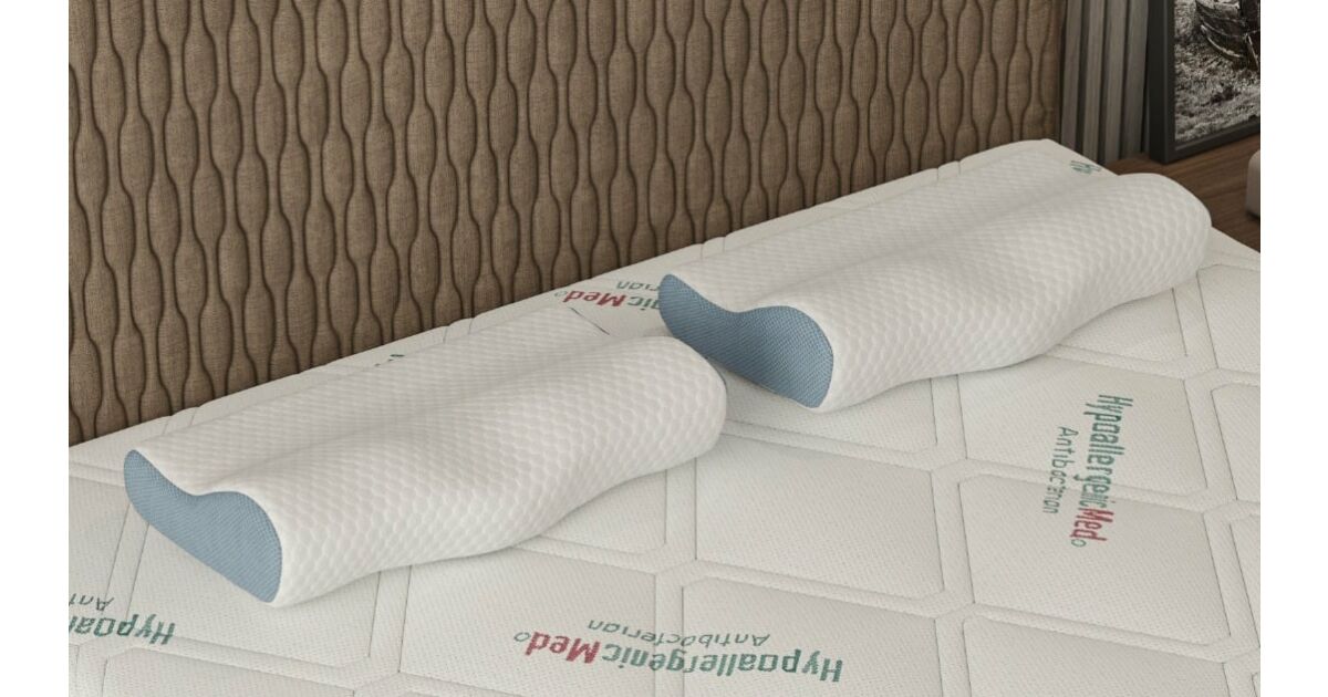 Perna ergonomica Memory Somnia® 3D Air Mesh, sustinere exacta pentru ...