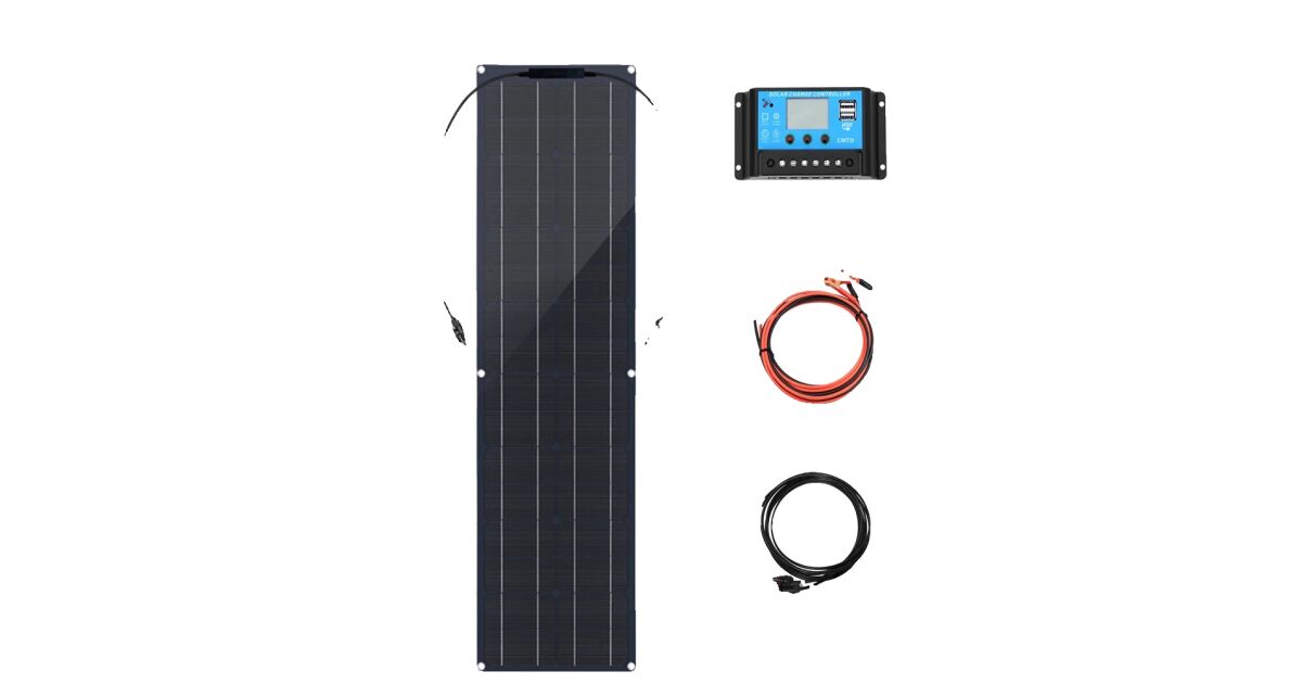 Kit panou solar, design flexibil, randament ridicat, kit solar 50W ...