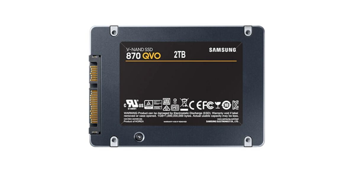 Samsung SSD 2 TB 870 QVO 2.5 (olvasás/írás: 560/530 MB/s) | Pepita.hu