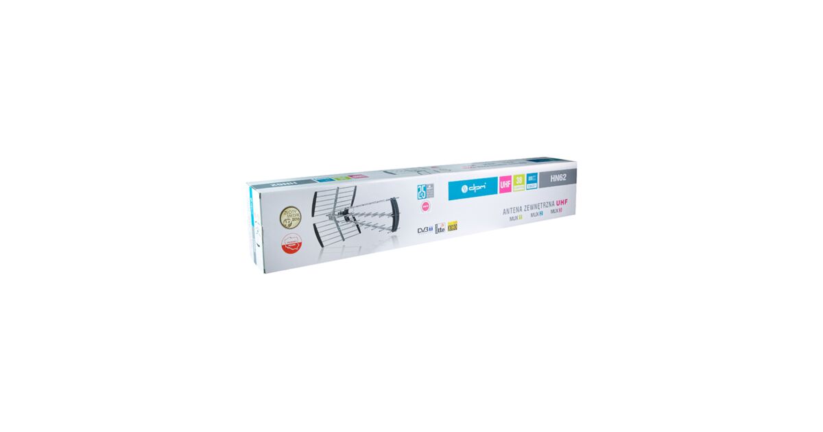 Irányított DVB-T2 antenna DPM HN62NWZ UHF LTE szűrőtartó erősítő ...