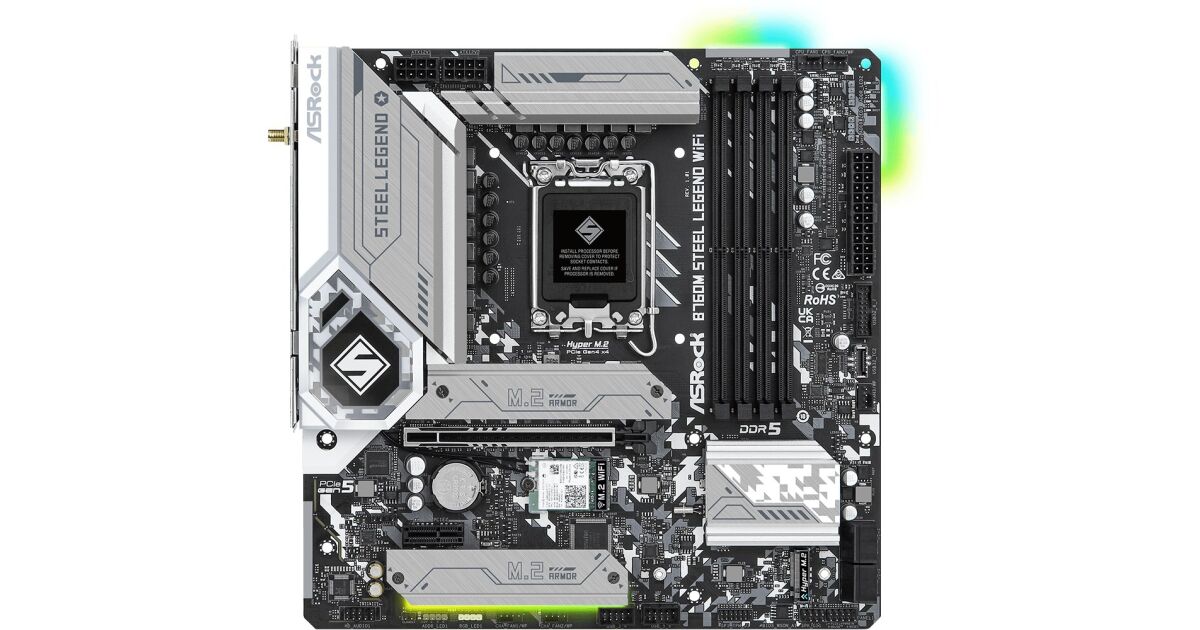 Asrock B760M STEEL LEGEND WIFI alaplap | Pepita.hu