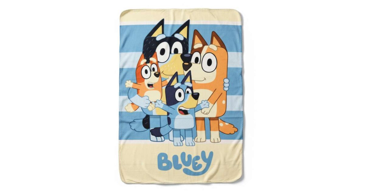 DISNEY BLUEY koc polarowy 100x140cm | Pepita.com