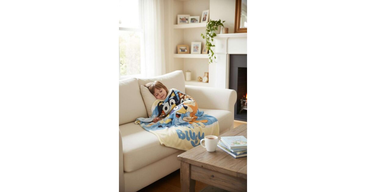 DISNEY BLUEY koc polarowy 100x140cm | Pepita.com