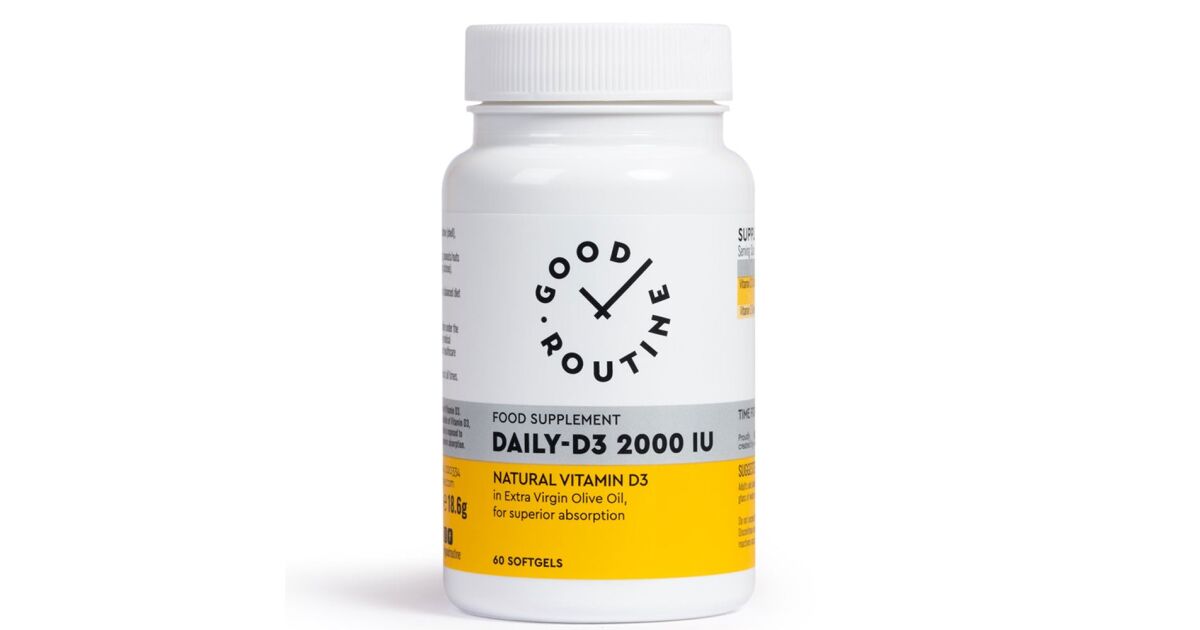 Daily D3 Good Routine, 2000 UI, 60 Capsule, Secom | Pepita.com