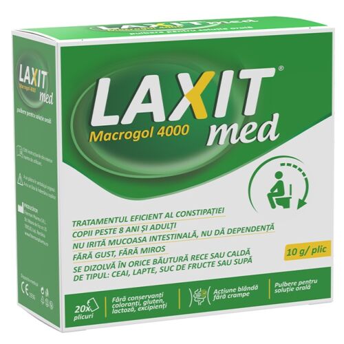 Laxit Med, 20 plicuri, Fiterman Pharma | Pepita.com