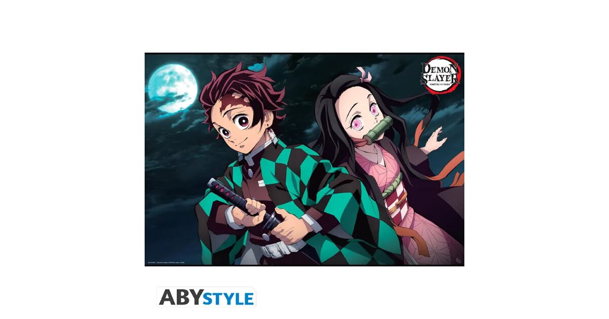 DEMON SLAYER poszter, Tanjiro & Nezuko, 91,5x61 | Pepita.hu