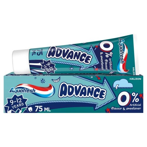 AQUAFRESH Advance Pasta do zębów dla dzieci 9-12 lat 75 ml | Pepita.com