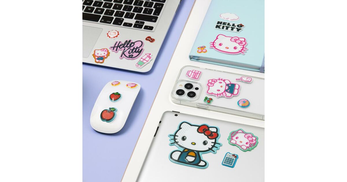 Helló Kitty Puffy Gadget Decals (32 db) / Helló Kitty dekoratív ...