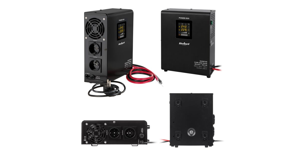 Rebel Power 500 12V/230V UPS vészhelyzeti tápegység | Pepita.hu
