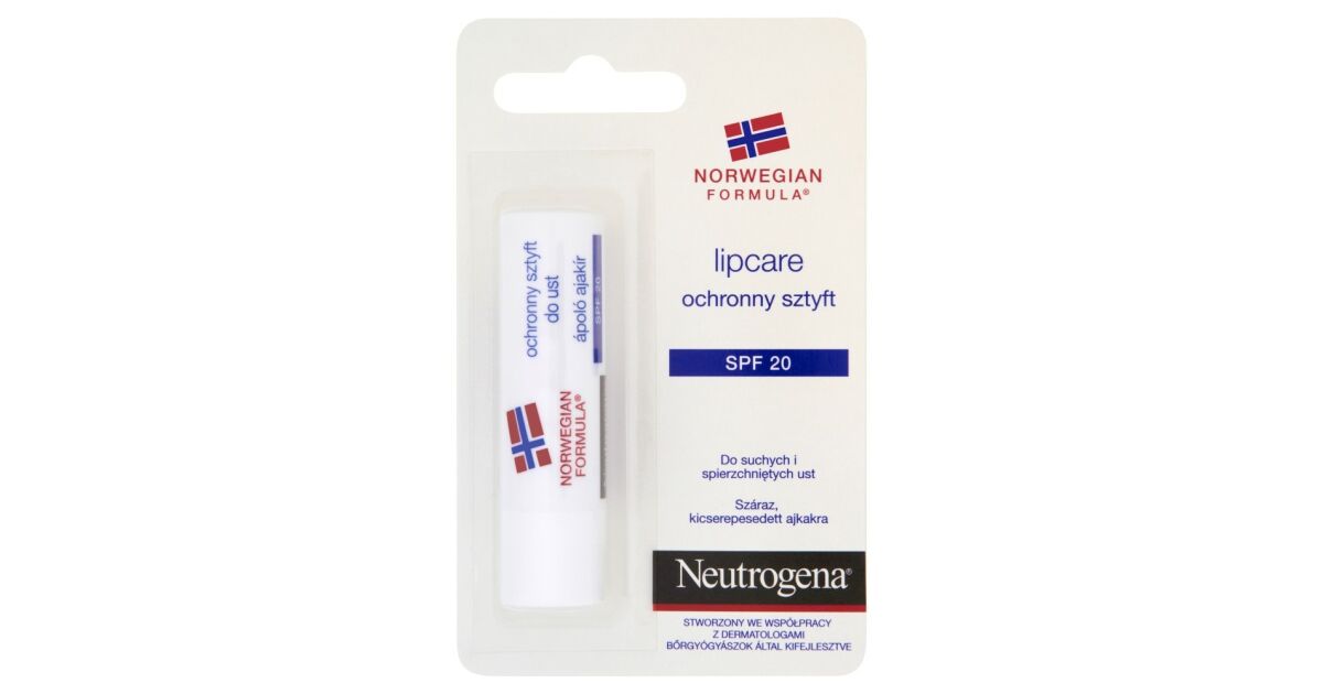 Neutrogena Formuła Norweska Ochronny sztyft do ust SPF 20 4.80g ...