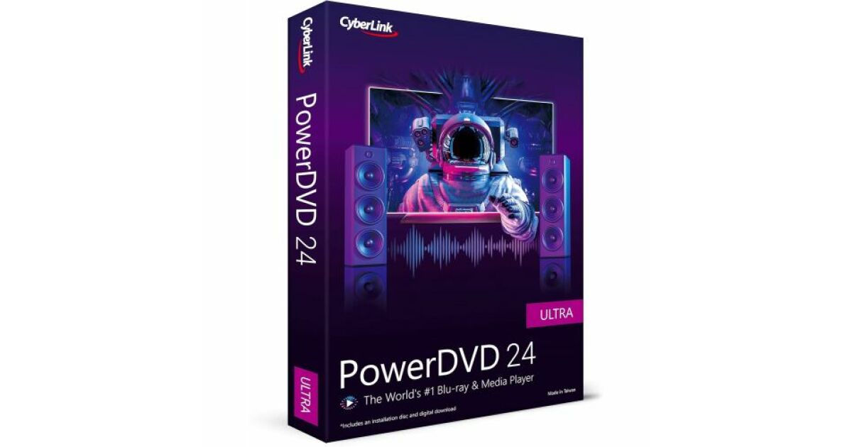 CyberLink PowerDVD 24 Ultra, Teljes verzió, örökös licenc, 4K UHD, Blu ...
