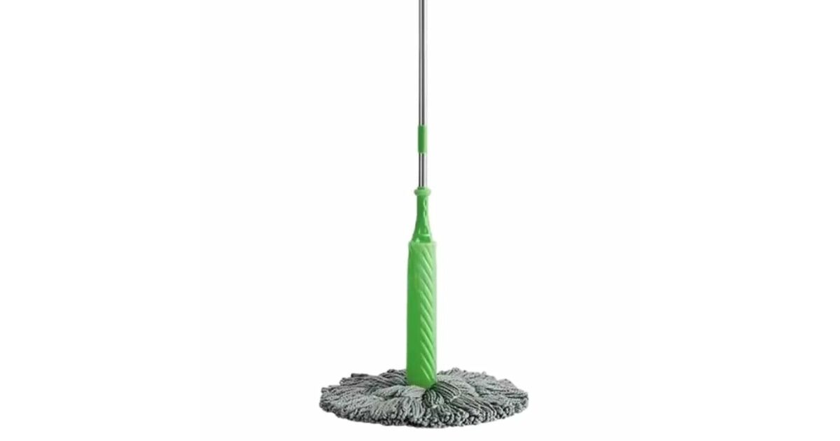 Mop profesional cu cap rotativ 360°, din microfibra, usor de folosit ...