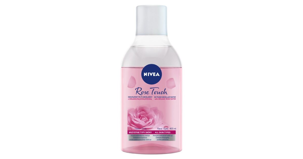 Nivea Micell Air Skin Breathe Micelarny Płyn dwufazowy z Wodą Różaną ...
