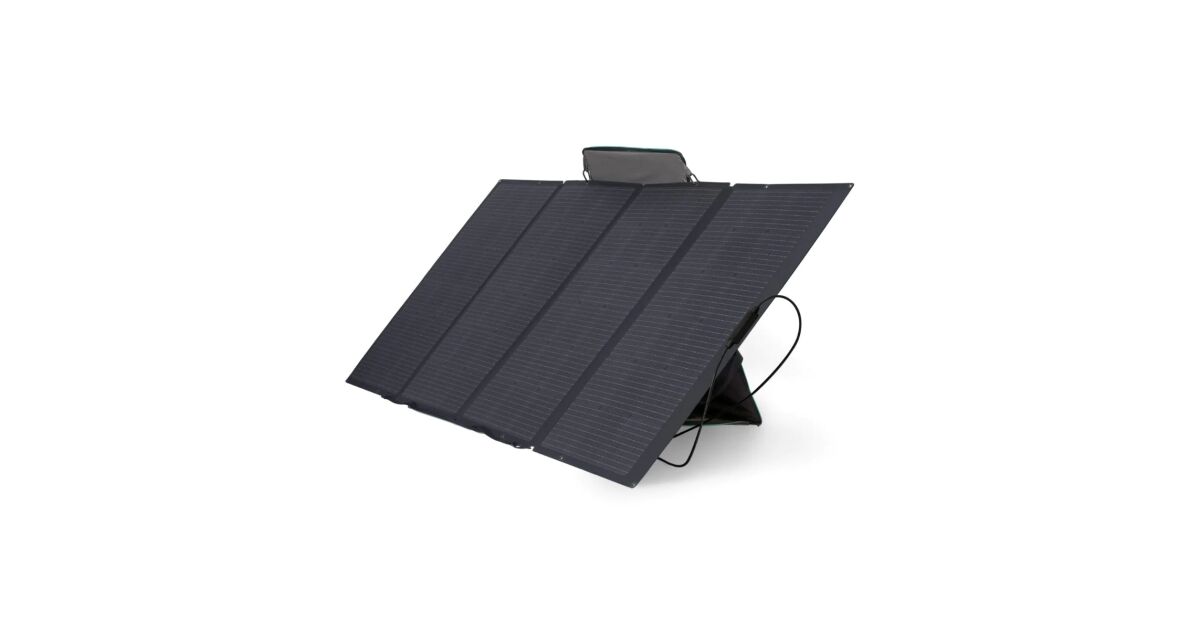 Panou solar Ecoflow, 400W, pliabil, ultra-usor, reglare 30-45-60 grade ...
