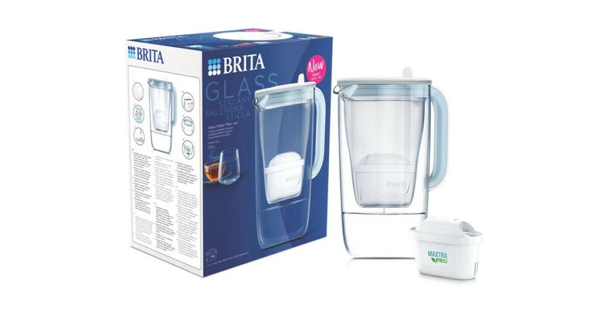 BRITA Glass MX Pro Pure szűrőkancsó (üveg) | Pepita.hu