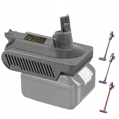Adaptér Batérie pre Makita 18V na Dyson V10 | ABS, Ochrana Proti Skratu ...