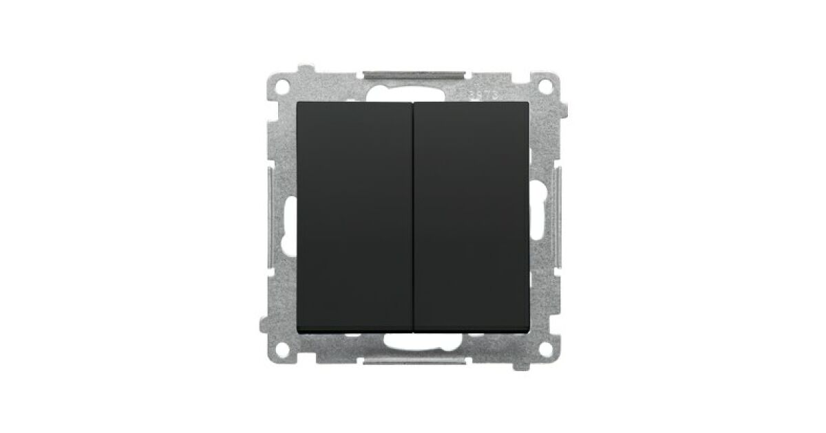 Dupla nyomógomb piktogram nélkül (modul) 10 AX, 250 V ...