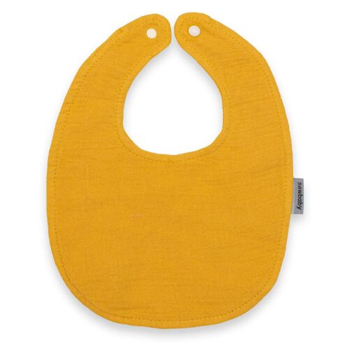 Muszlin baba előke New Baby mustard | Pepita.hu