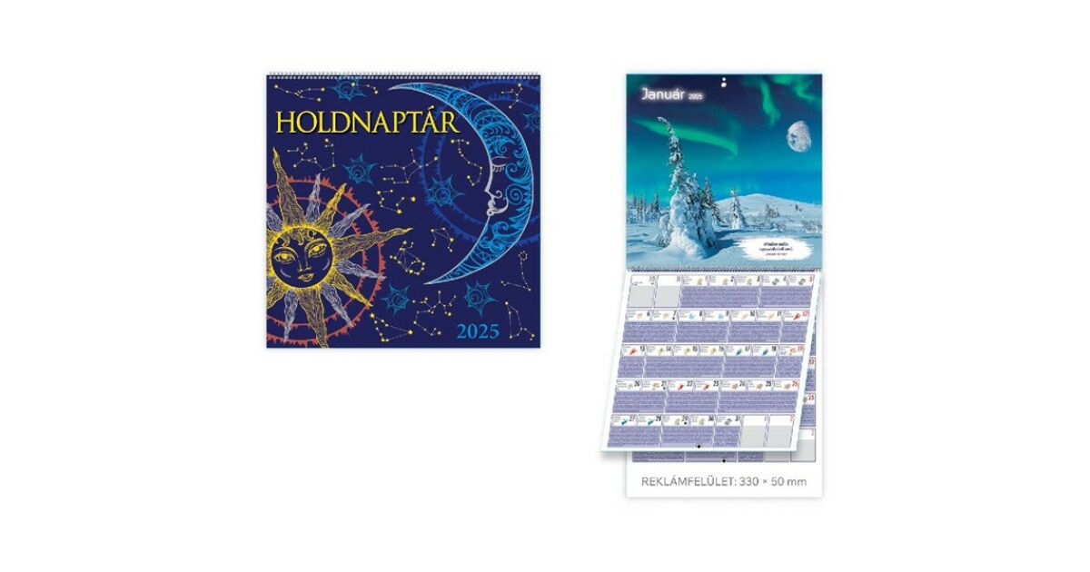 Kalendart 2026 T097 Holdnaptár falinaptár | Pepita.hu
