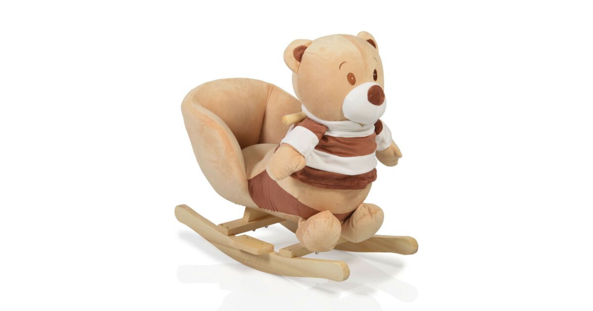 Hojdací medvedík Moni Toys 60 cm hnedý | Pepita.com