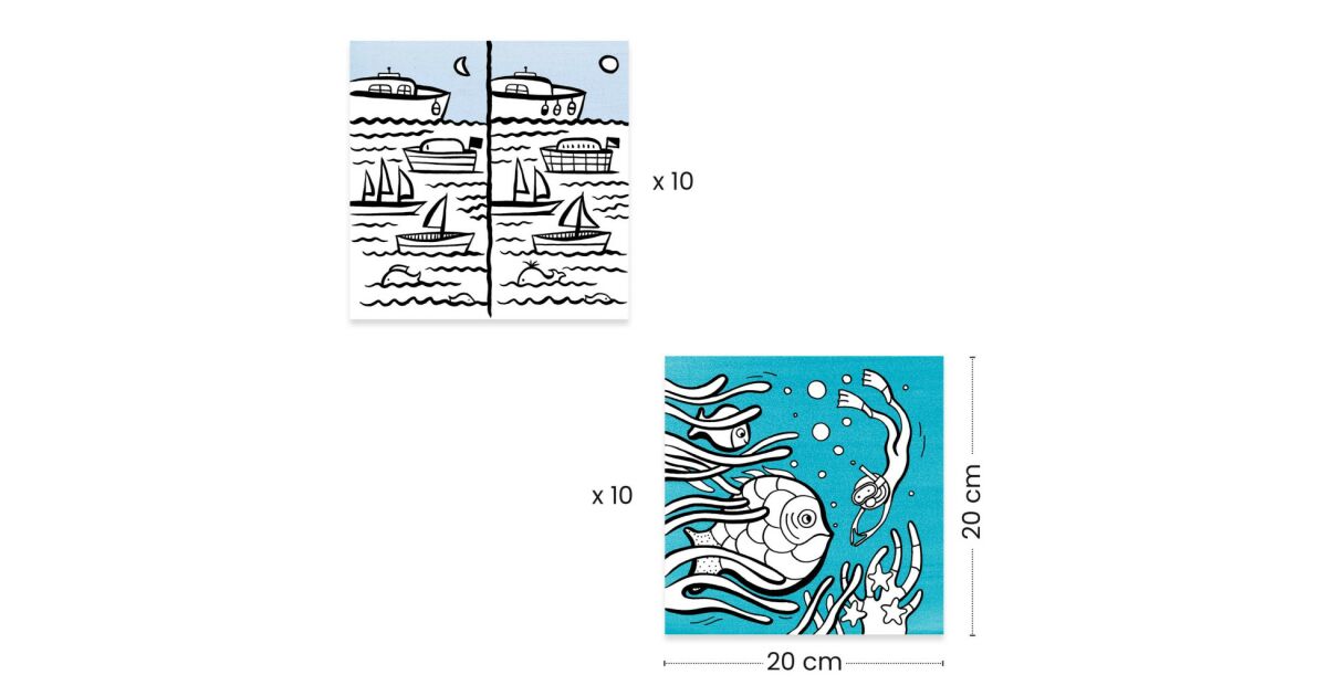 Meglepetés adagoló színező - Óceán - Coloring dispenser, Ocean | Pepita.hu
