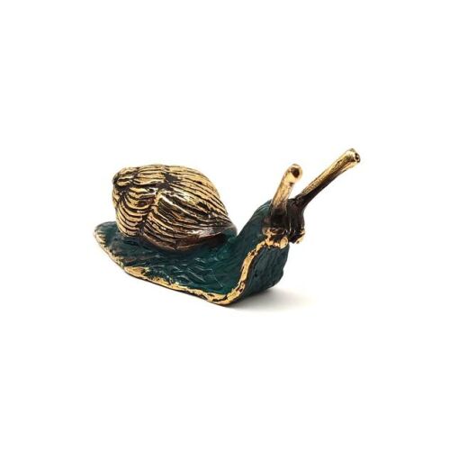 Réz figura csiga antik 4x8cm | Pepita.hu
