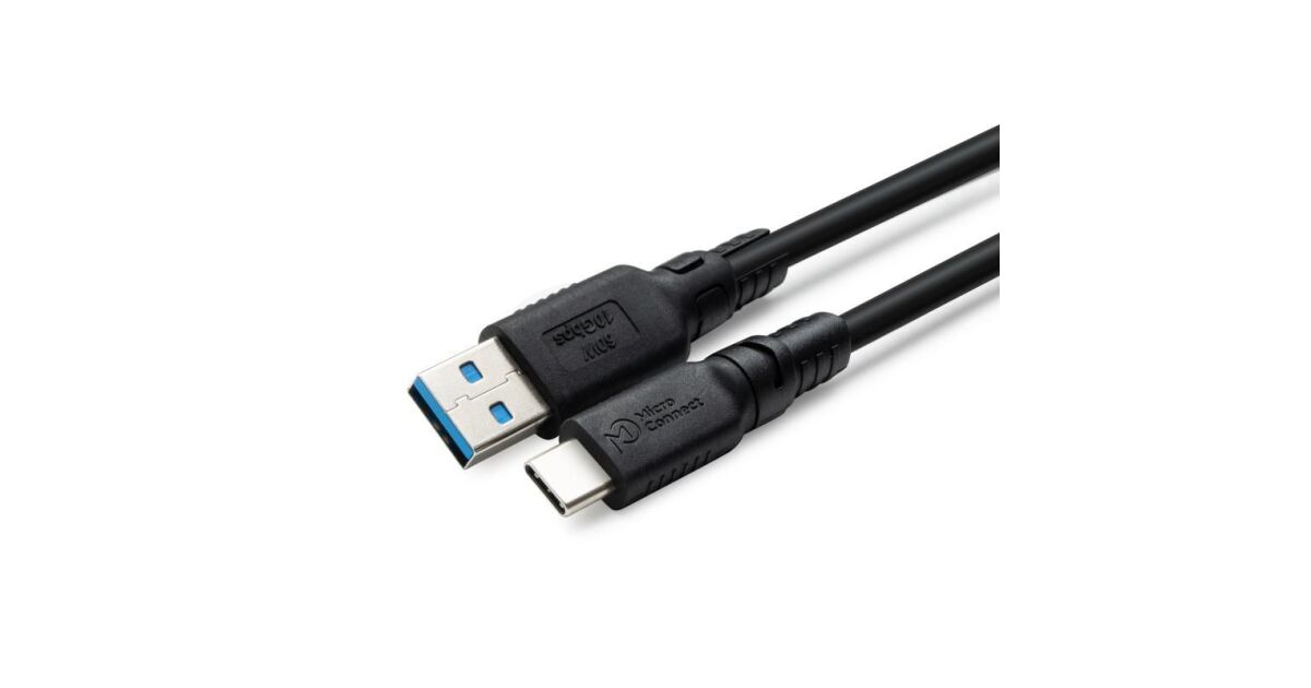 Cablu MicroConnect ColorFlex USB-C la USB-A 60W 10Gbps fără halogeni ...