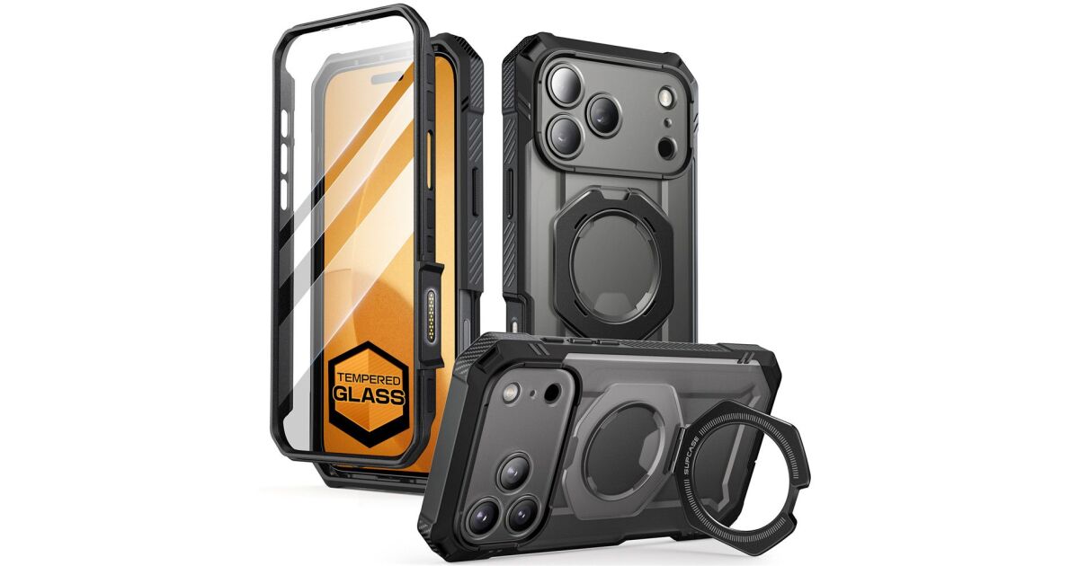 SUPCASE UB GRIP PRO MAG MAGSAFE IPHONE 17 PRO MAX BLACK | Pepita.com